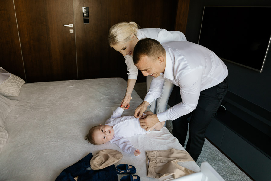 Reportaż z chrztu Jasia z Krakowa - Fotograf na chrzest Marcin Pluta